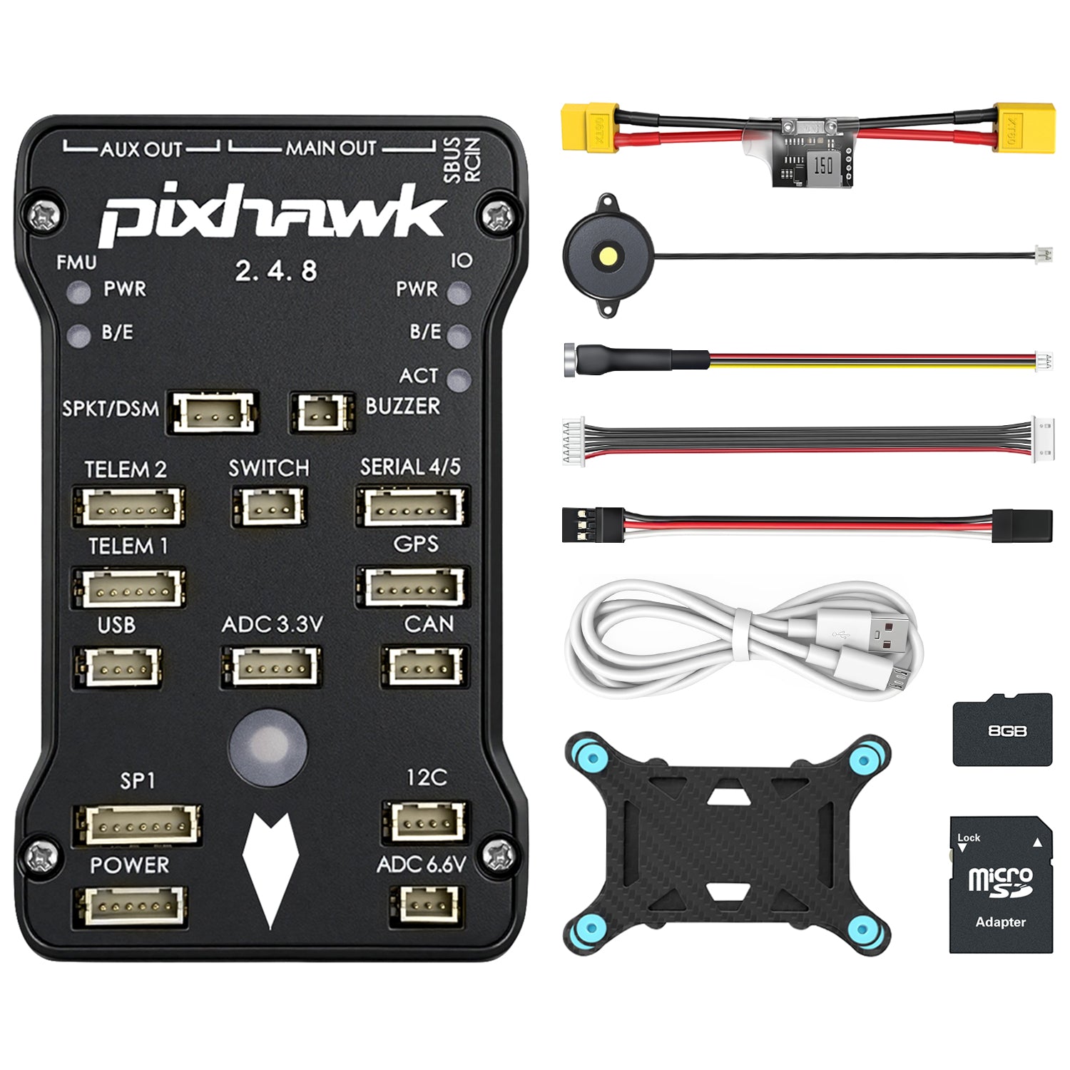 Pixhawk 2.4.8 Flight Control, Open Source PX4 autopilot – HAWK'S WORK