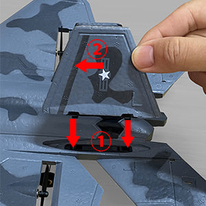 RC F22 Raptor, 2 Channel 2.4 GHz Remote Control Airplane, Easy to Fly ...