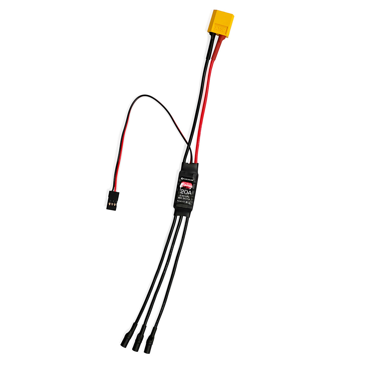 20A Brushless ESC with 5V1A BEC, Super Light & Small Size for Multirot ...