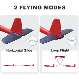 860mm Foam Glider, Super Large Airplane Toy for Kids & RC Hobbyists (2 ...